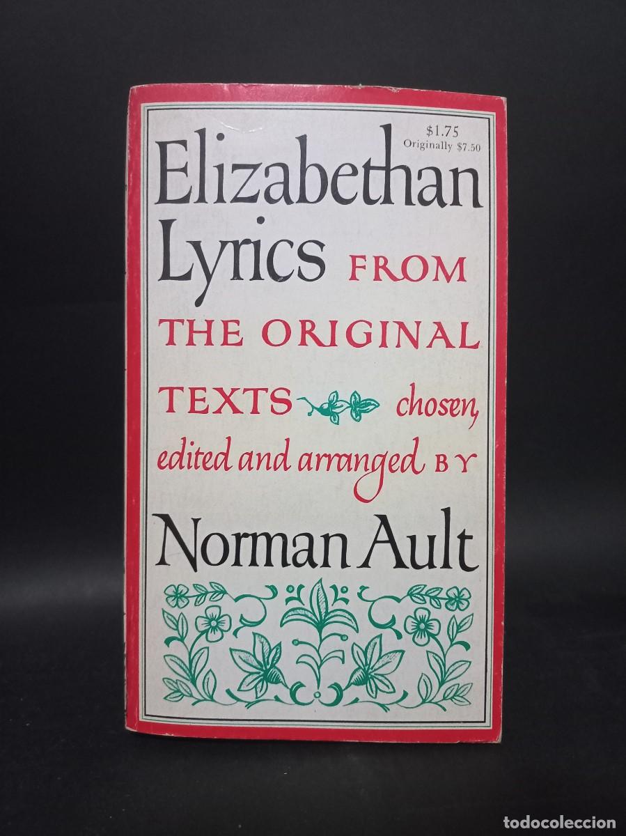 norman ault - elizabethan lyrics from the origi - Compra venta en ...