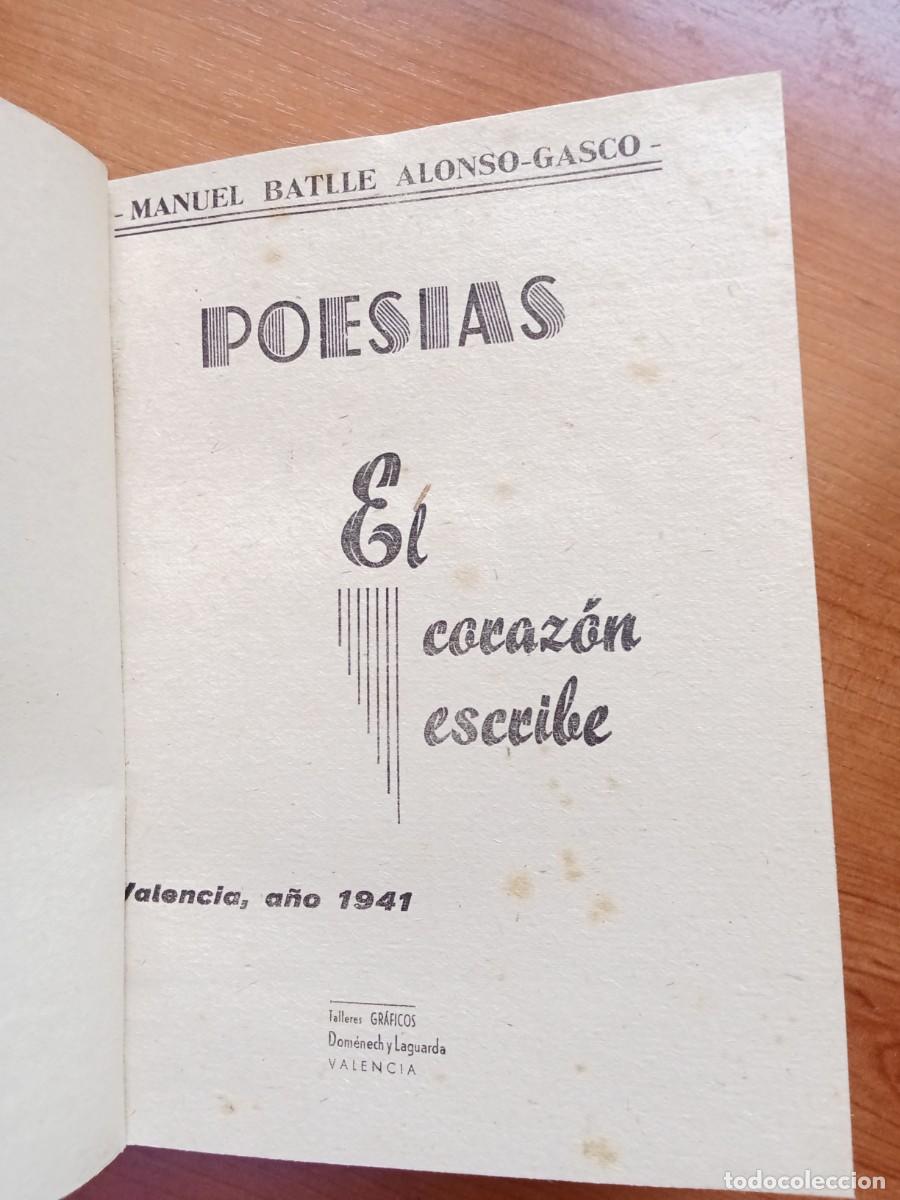el corazón escribe - poesia - manuel batlle alo - Compra venta en ...