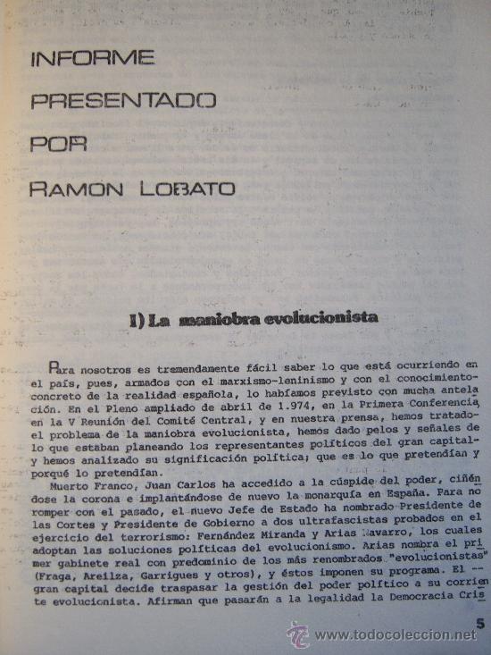 informe presentado por ramón lobato -eladio gar - Compra venta en ...