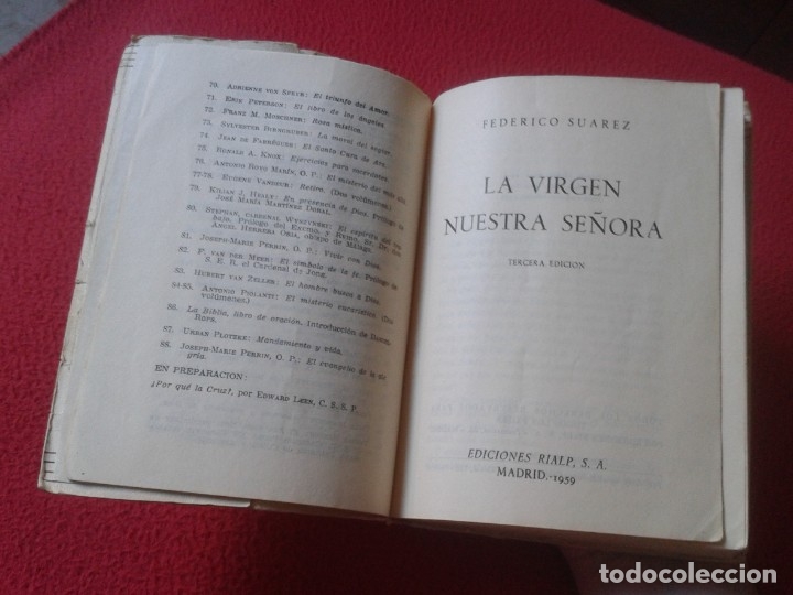 libro la virgen nuestra señora federico suarez - Comprar Libros de ...