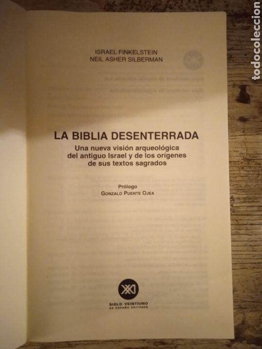 la biblia desenterrada. israel finkelstein, nei - Comprar Libros de ...