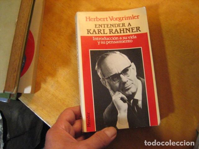 entender a karl rahner introduccion a su vida y - Compra venta en ...