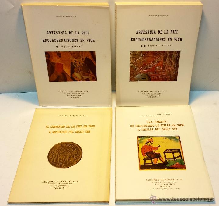 lote 4 libros sobre la piel, su artesania y com - Comprar en ...