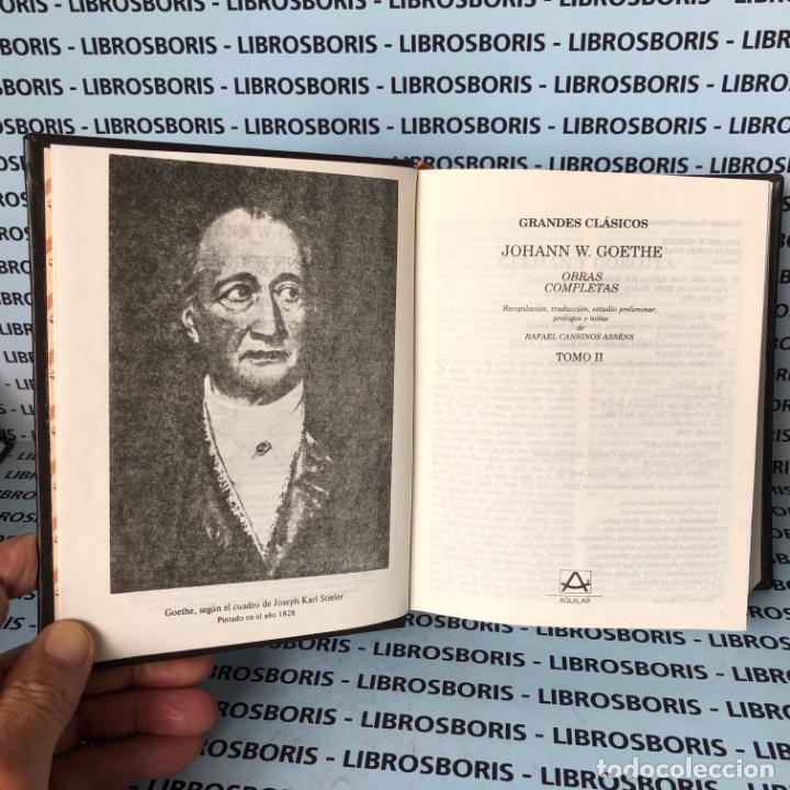 goethe - obras completas - 4 tomos - aguilar. - Comprar en ...