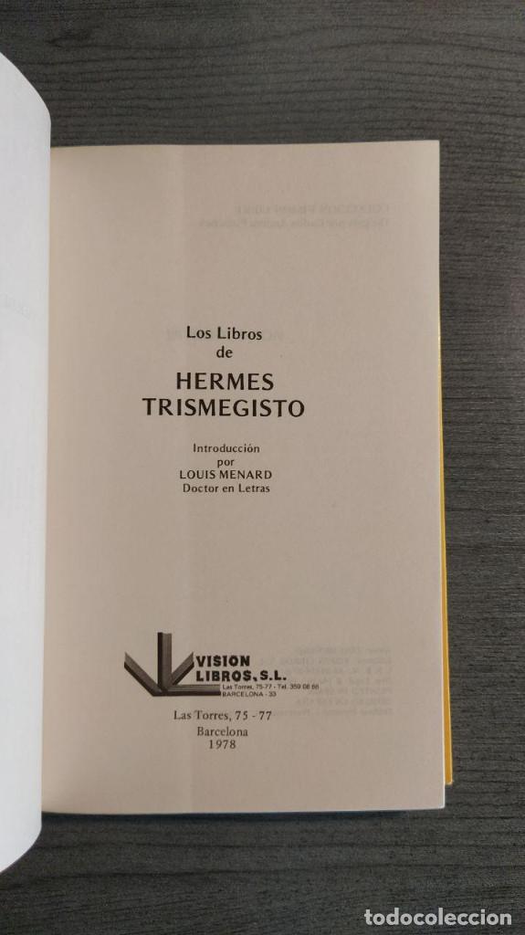 los libros de hermes trismegisto vision libre - Comprar en ...
