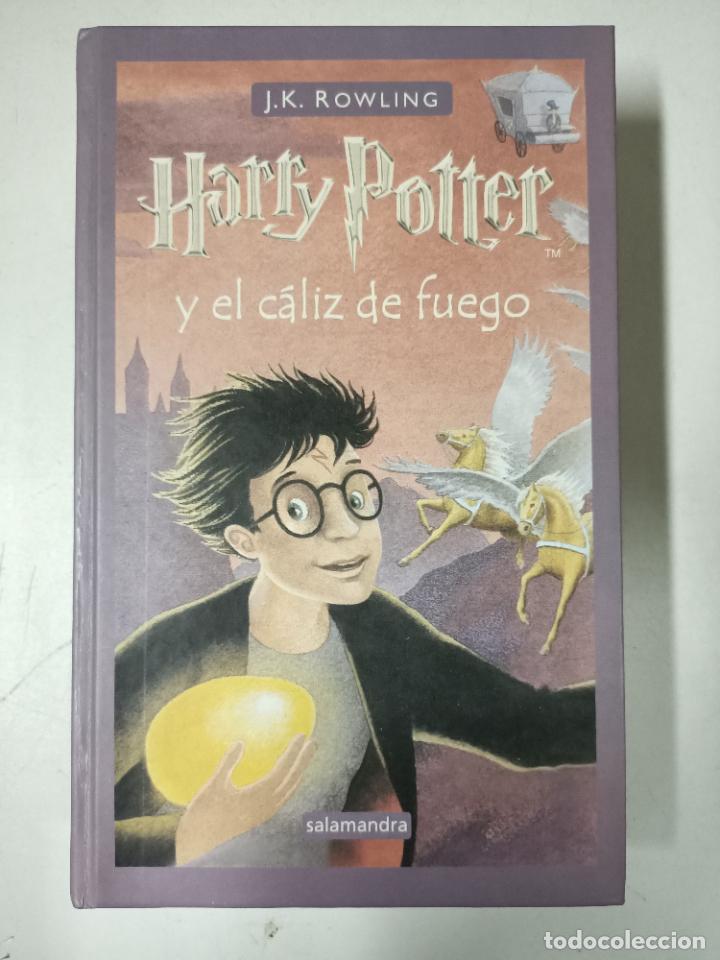 Portada Del Libro De Harry Potter Y El Cáliz De Fuego Harry Potter Y