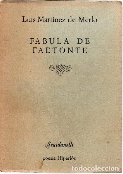 fábula de faetonte - martínez de merlo, luis - Compra venta en ...