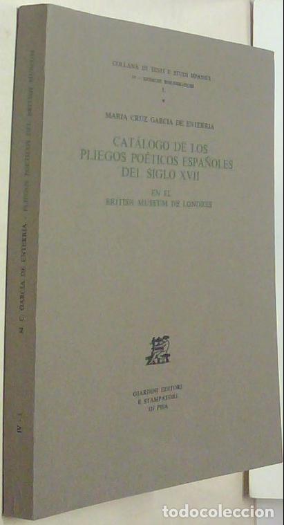 catálogo de los pliegos poéticos españoles del - Compra venta en ...
