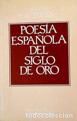 poesia española del siglo de oro- 9788471753052 - Compra venta en ...