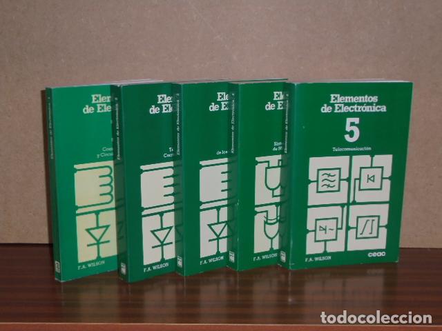 elementos de electrónica - 5 tomos - wilson, f. - Compra venta en ...