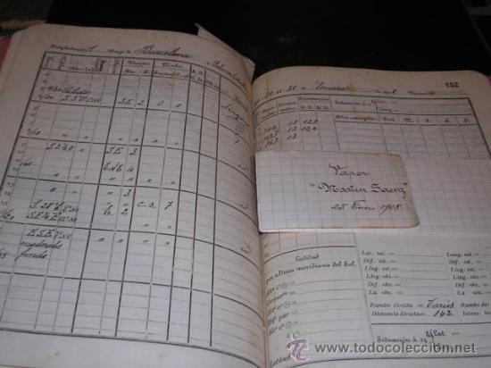 cuaderno de bitacora,diario de navegacion,11 en - Comprar Manuscritos ...