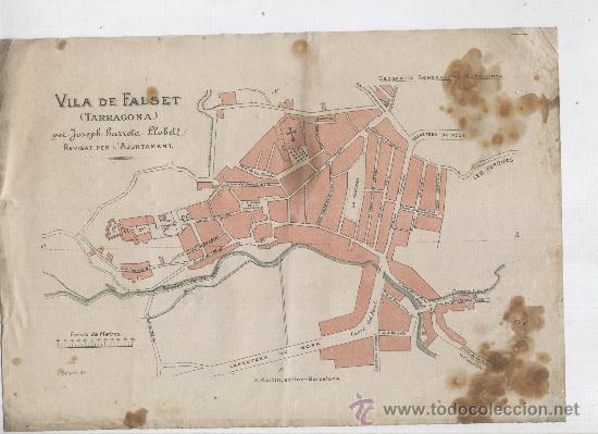 mapa. any 1913. falset. geografica general de c - Compra venta en ...