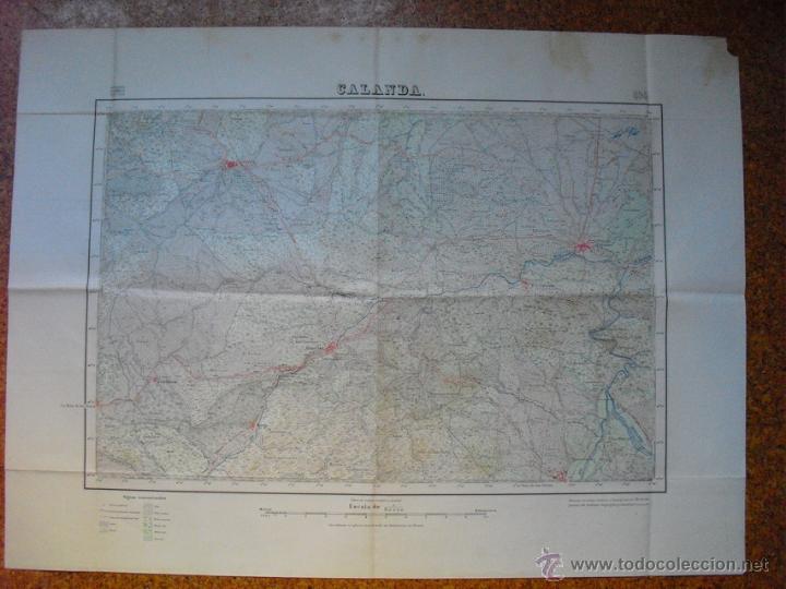 1929 mapa escala 1: 50000 de calanda primera ed - Comprar Mapas ...