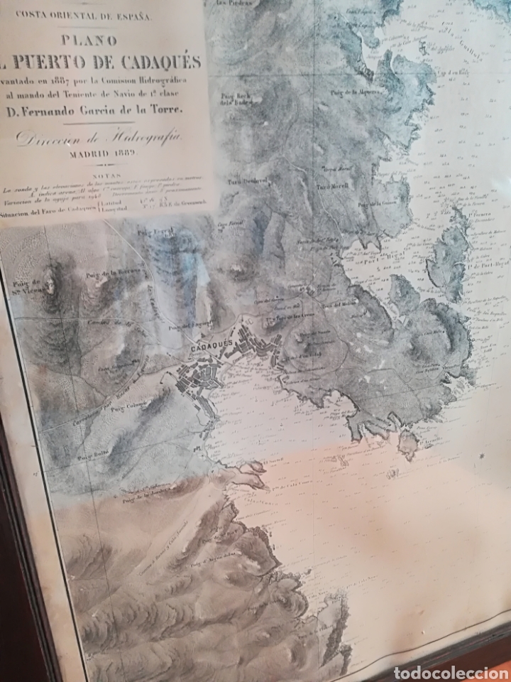 plano del puerto de cadaqués dirección de hidro - Comprar Mapas ...