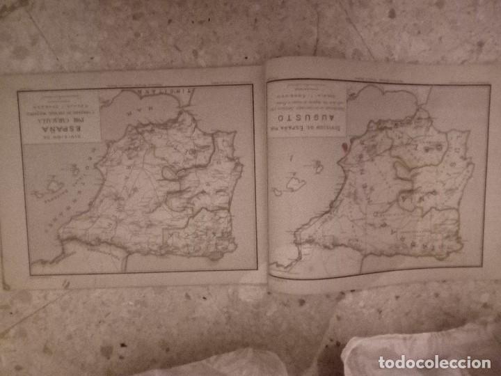 libro antiguo atlas mapa españa antigua contemp - Comprar Mapas ...