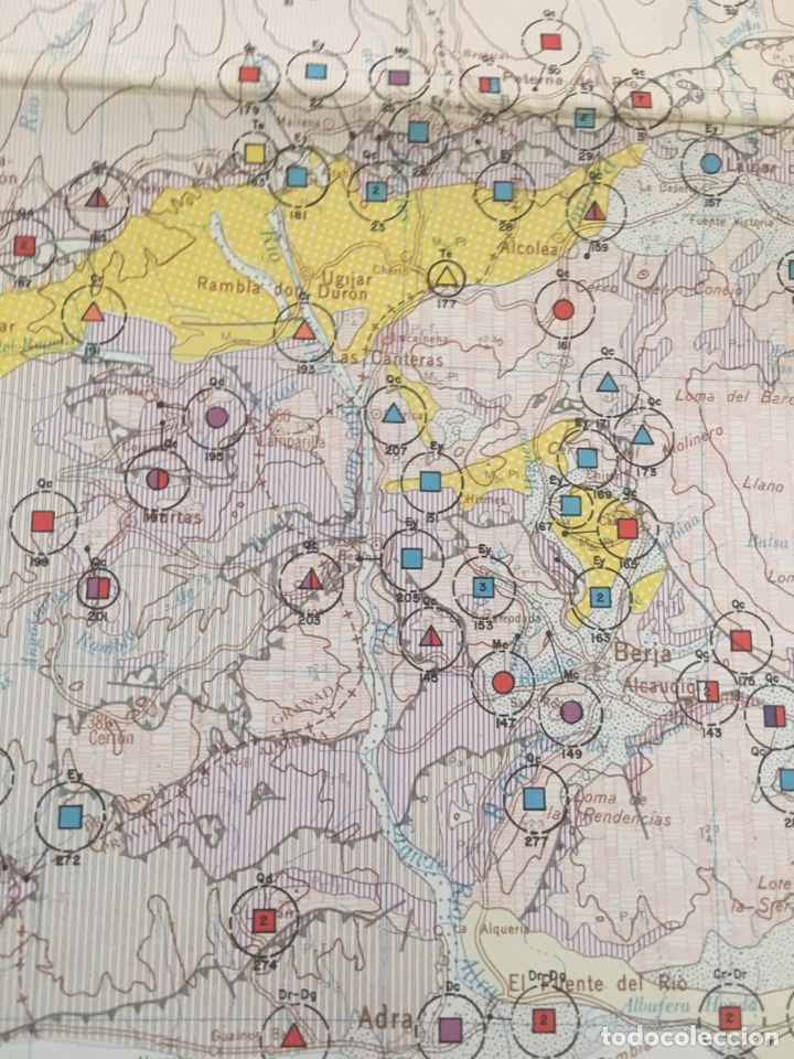 mapa de rocas industriales. igme. almería garru - Comprar Mapas ...