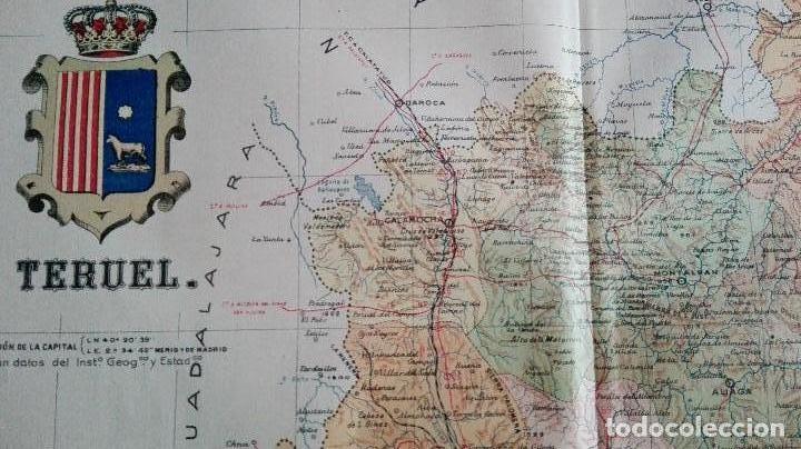 mapa teruel historico 1910 instituto geografico - Comprar Mapas ...