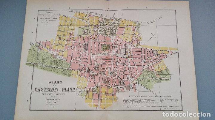 mapa y plano historico castellon la plana 1910 - Comprar Mapas ...