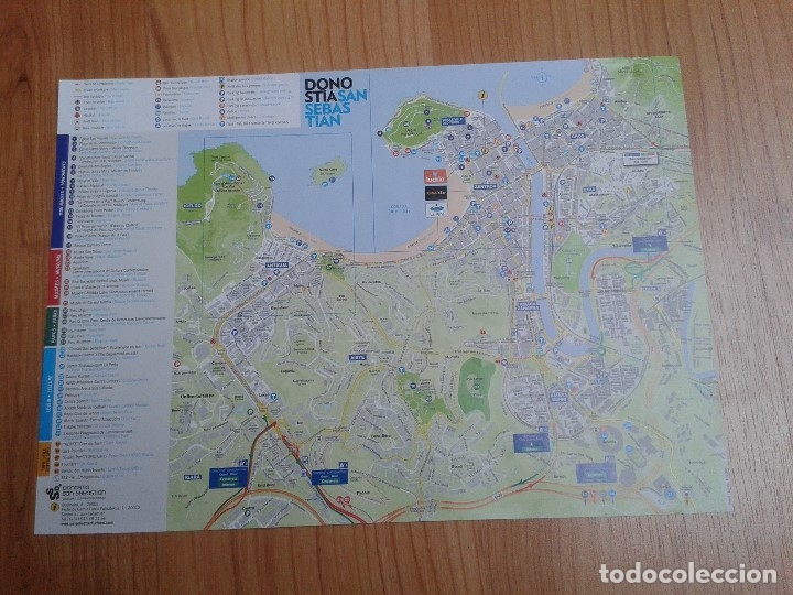 mapa callejero donosti ( san sebastián ) - eusk - Buy Contemporary Maps ...