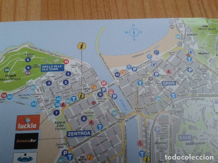 mapa callejero donosti ( san sebastián ) - eusk - Buy Contemporary Maps ...