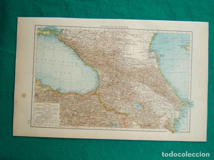 mapa de los paises del caucaso-mar negro y casp - Comprar Mapas ...