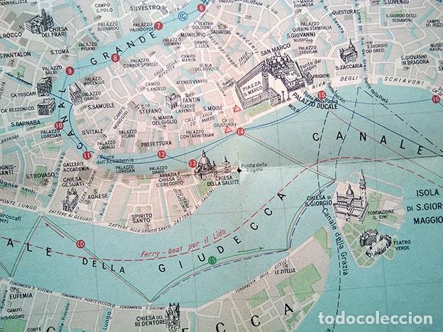 venice lido. venecia, mapa turístico 1955. isti - Comprar Mapas ...