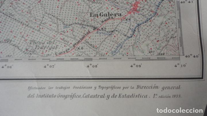 antiguo mapa beceite.teruel.aragon.instituto ge - Comprar Mapas ...
