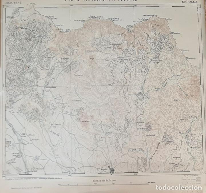 coleccion de 21 mapas. cartas topográficas mili - Comprar Mapas ...