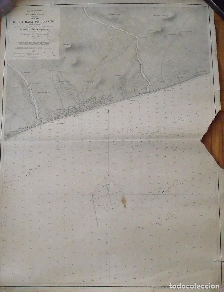 mapa plano de la rada del masnou. madrid. 1886. - Comprar Mapas ...