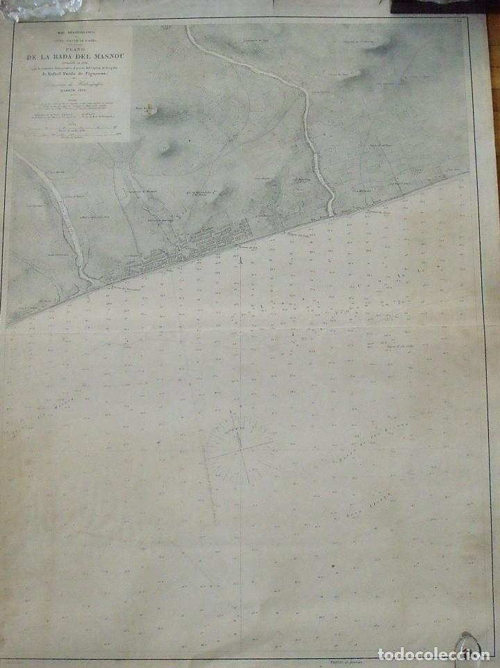 mapa plano de la rada del masnou. madrid. 1886. - Comprar Mapas ...