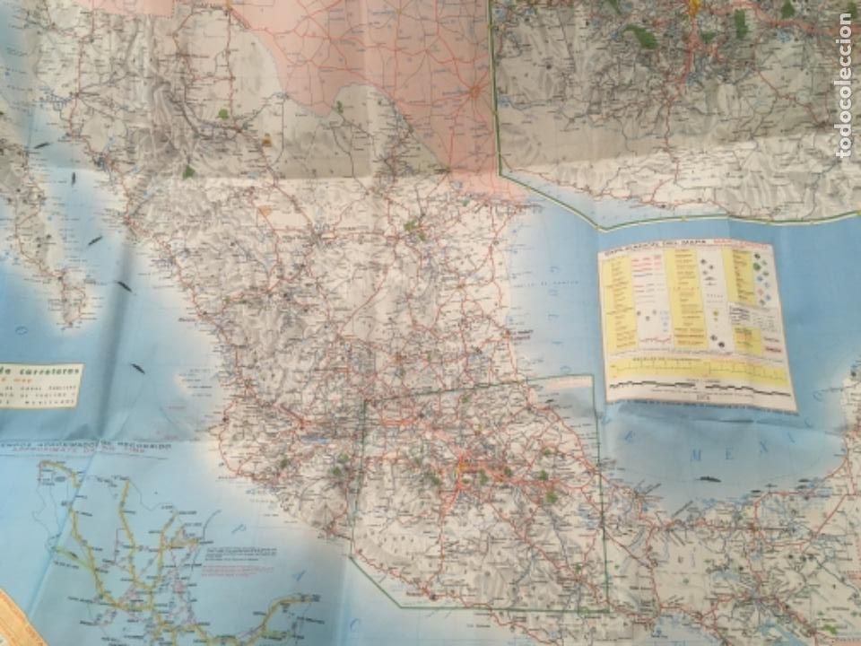 mapa turistico de carreteras mexico, 1974 - Comprar Mapas ...