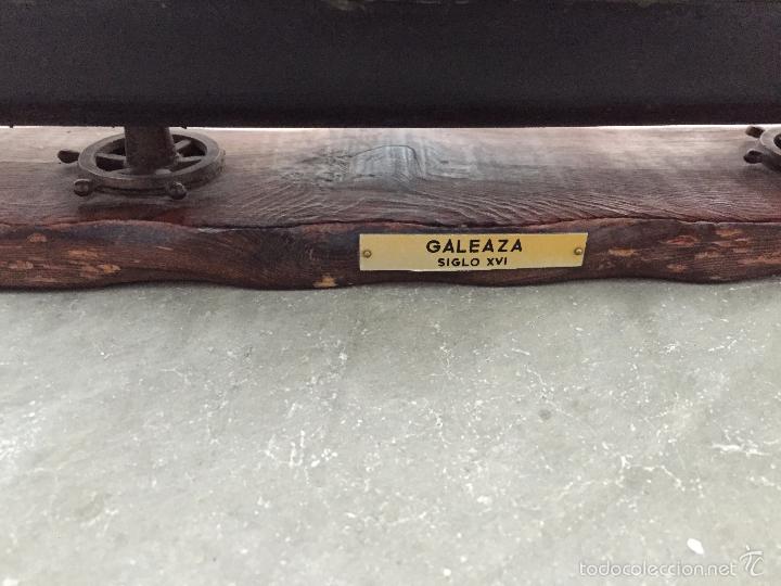 antigua maqueta barco galeaza siglo xvi - Comprar Maquetas de barcos en ...