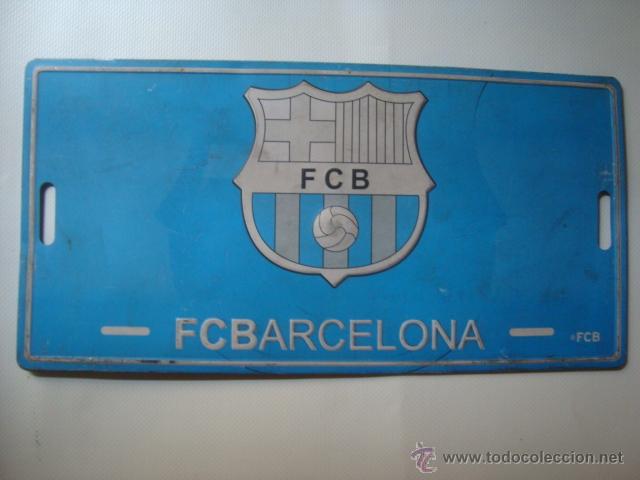 placa chapa matrícula fc barcelona barça en rel - Comprar Merchandising ...