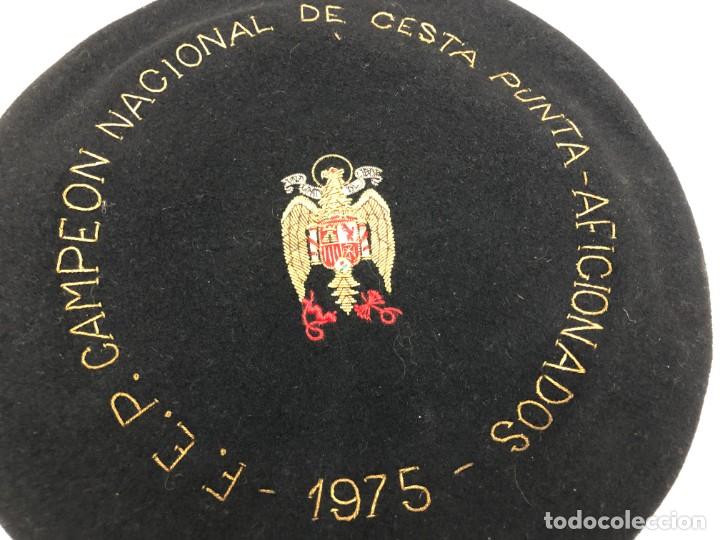 antigua txapela chapela campeonato de cesta pun - Comprar en ...