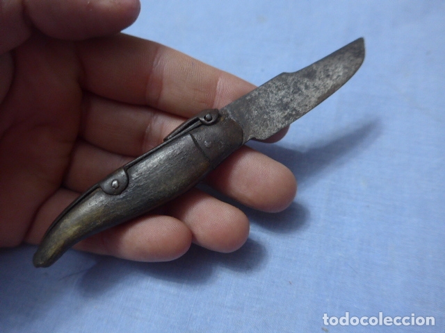 * antigua navaja de toledo con hoja trabajada t - Comprar Armas Blancas ...