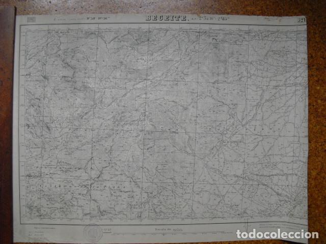 guerra civil mapa de beceite ejercito nacional - Comprar Coleccionismo ...