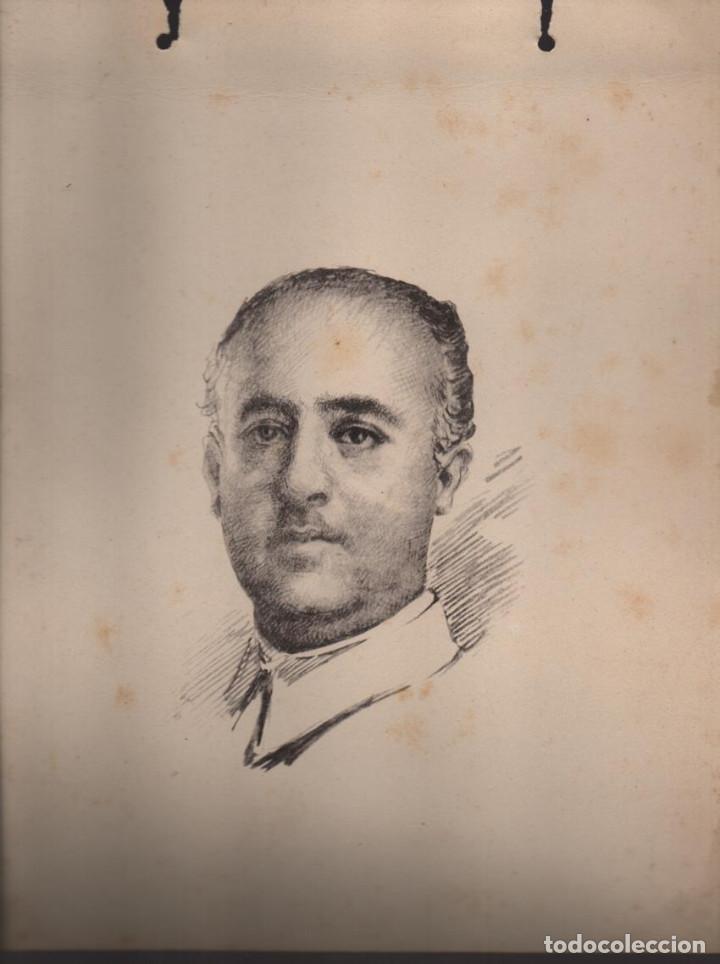 lamina dibujo de francisco franco, por anonimo- - Comprar Coleccionismo ...