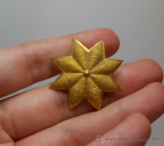 estrella militar de 8 puntas. con baño de oro. - Comprar Insignias ...