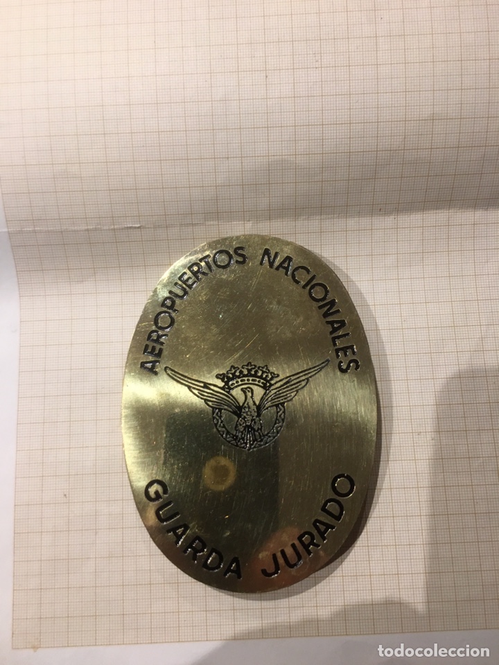 placa guarda jurado aeropuerto nacionales - Comprar Insignias Militares ...