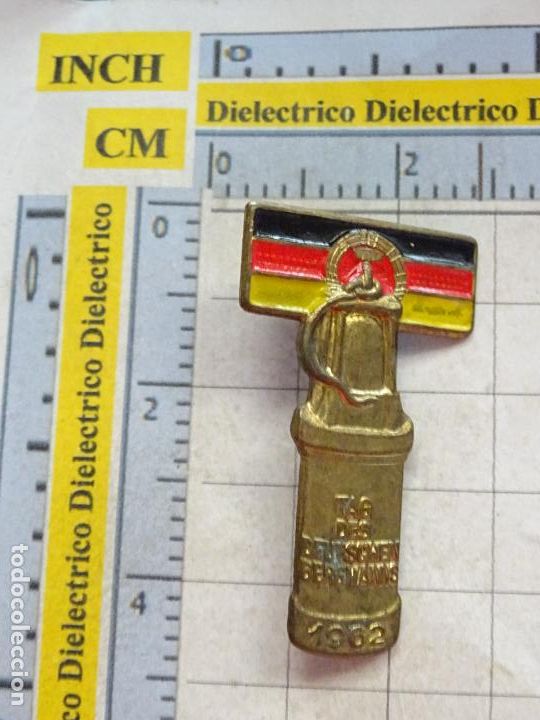 insignia broche político militar. rda ddr. mine - Comprar Insignias ...