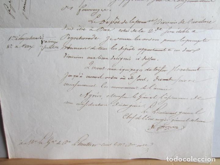 1813-firma original general honoré gazan.guerra - Comprar Propaganda ...