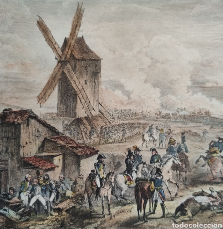 original - grabado - batalla de valmy 1792 prin - Comprar Propaganda ...