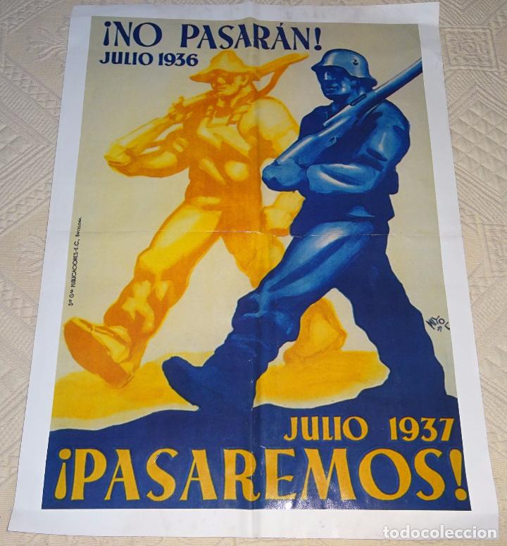 cartel poster reproducción. guerra civil. no pa - Comprar ...