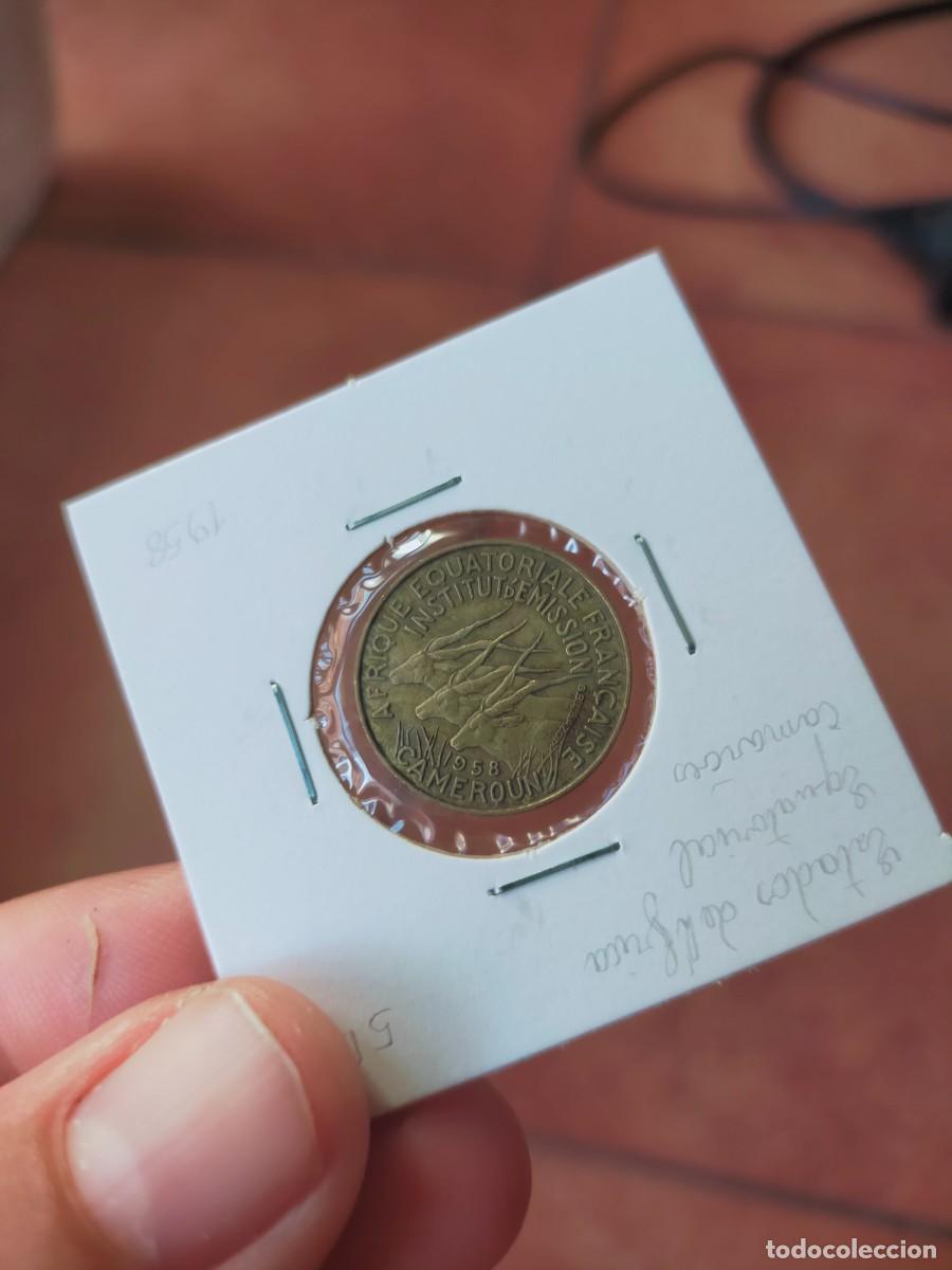 moneda de 5 cinco francs francos republica de c - Compra venta en ...