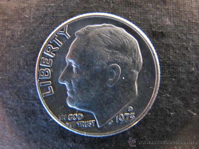 moneda estados unidos 10 centavos dime 1975 - Comprar Monedas antiguas ...