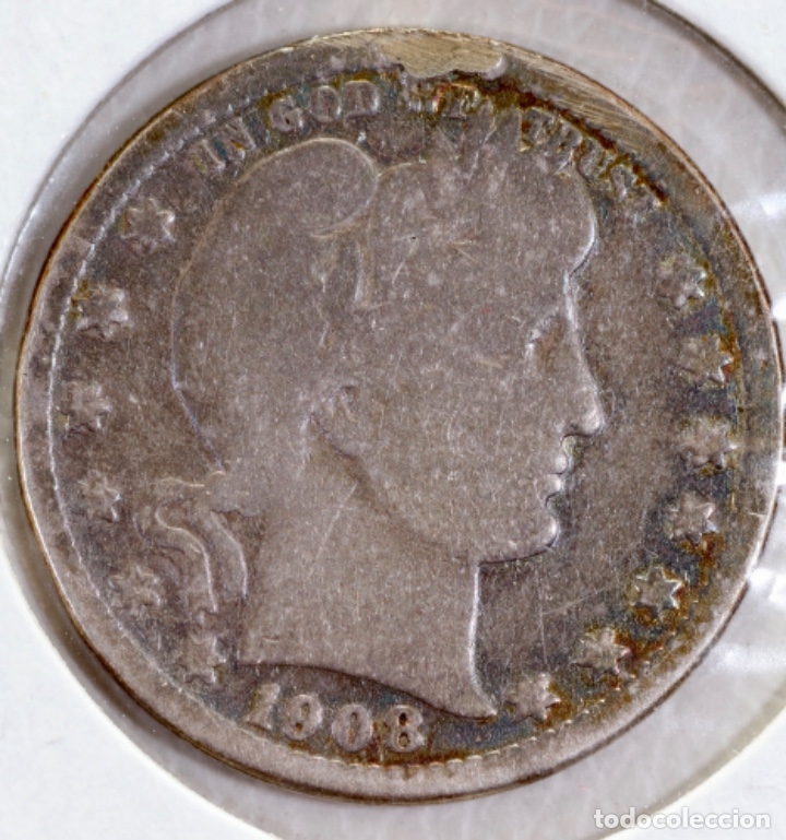 cabeza libertad. 1908. plata - Comprar Monedas antiguas de Ámérica en ...