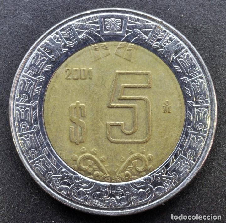 M xico 5 Pesos 2001 Comprar Monedas Antiguas De m rica En