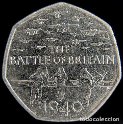 gran bretana 50 pence 2015 batalla inglaterra a - Compra venta en ...