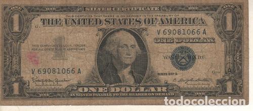 billete 1 dolar silver certificate sello azul a - Compra venta en ...