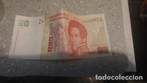 billete de 20 pesos con error de numeracion - Compra venta en todocoleccion